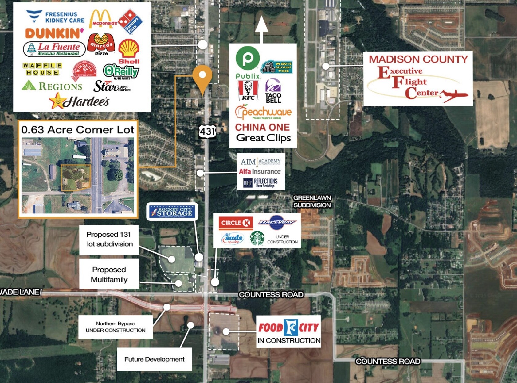 11681 Highway 231/431 Meridianville, AL 35759 - Land Property for Sale ...