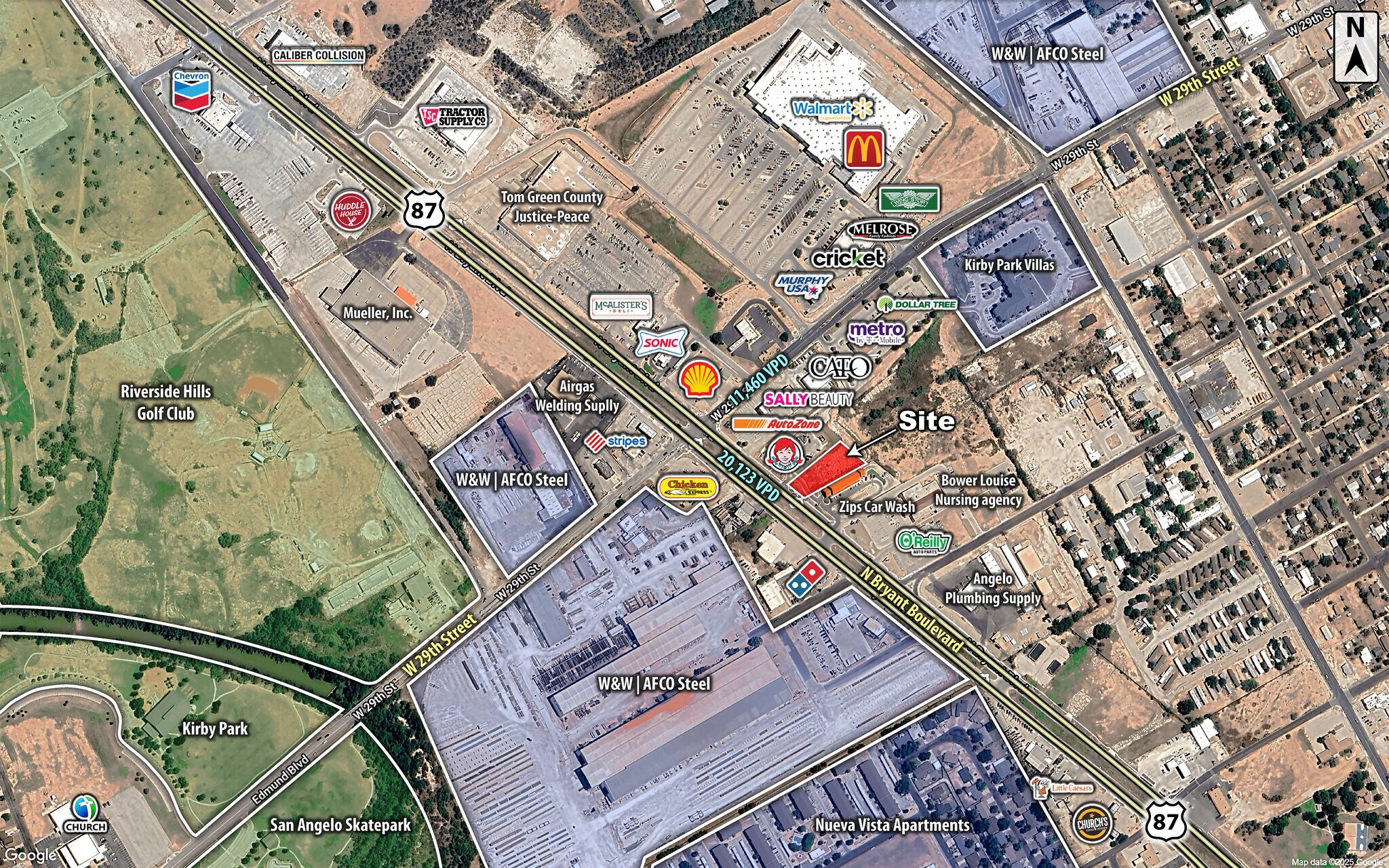 2762 Bryant Frontage Rd blvd San Angelo, TX 76903 - Land Property for ...